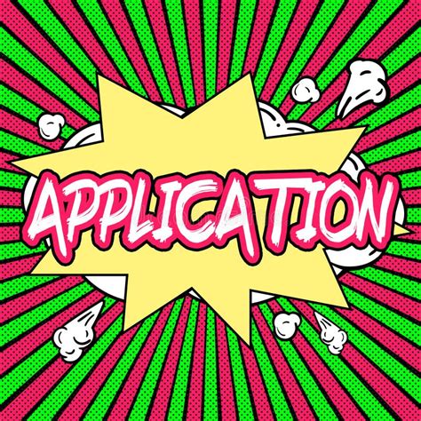 Sign Displaying Application Internet Concept An Order For Something Formal And Usually Written