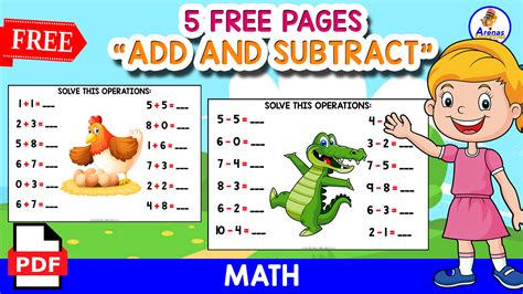 FREE PAGES ADD AND SUBTRACT By Teach Simple