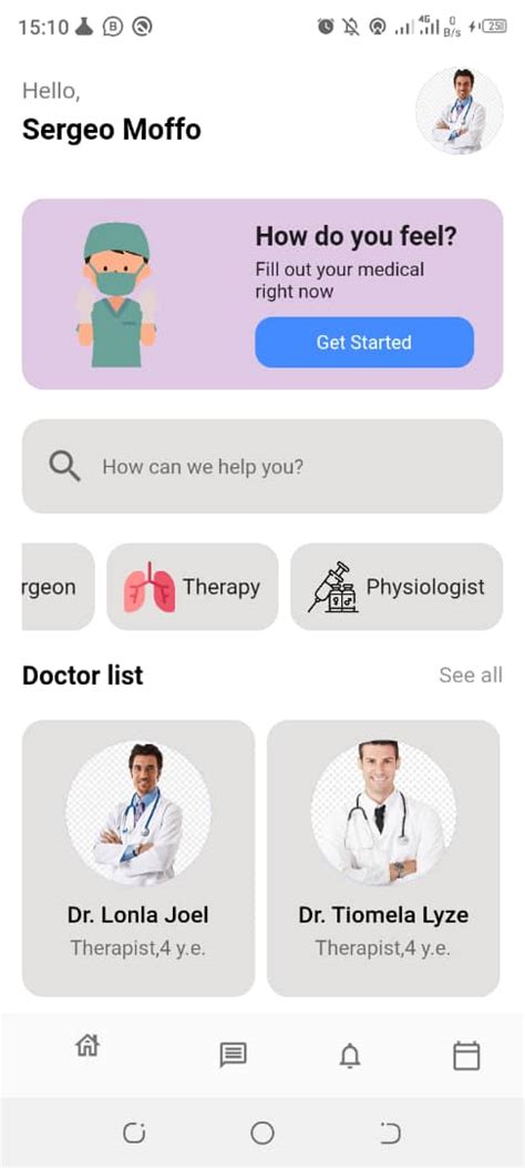 Github Legenie1medicalappui This Is A Medical App Clone On Dribble