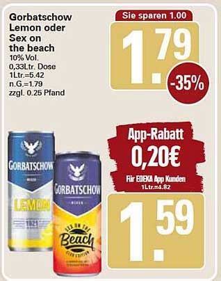 Gorbatschow Lemon Oder Sex On The Beach Angebot Bei Wez 1Prospekte De