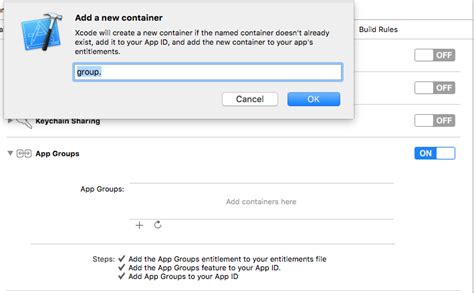 Sharing Nsfilemanager Data With Imessage Extension Application For Ios 10
