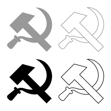 Hammer And Sickle Vector Art Icons And Graphics For Free Download