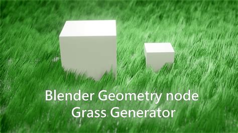 Blender Geometry Node Grass Generator Finished Projects Blender Artists Community