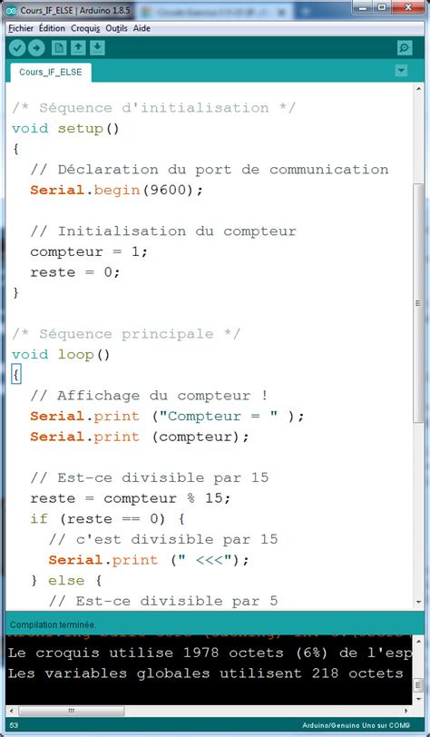 Utiliser Et Programmer Arduino MakerSpace