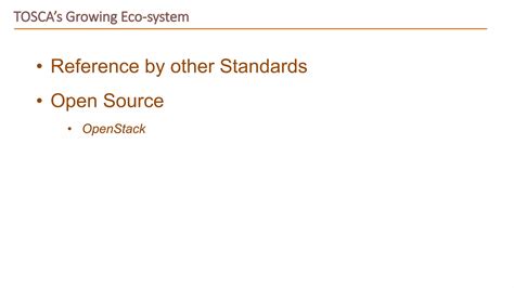 OASIS TOSCA Cloud Portability And Lifecycle Management PDF