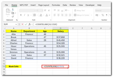 Excelsirji How To Count Blank Cells In Excel 3 Easy Ways