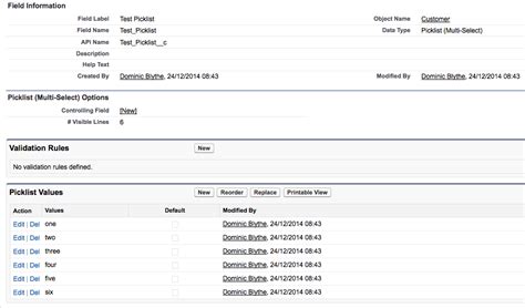 Apex Want 1st Value In Standard Edit Multi Picklist Salesforce