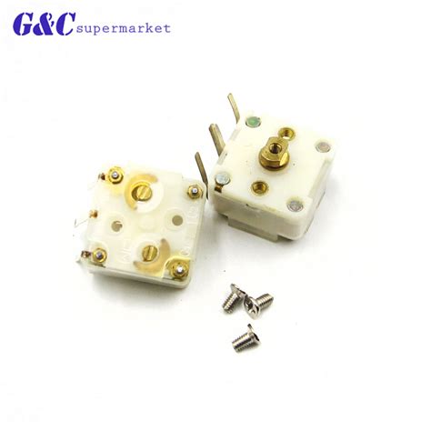 2 Pcs 223f Style Dual 20pf Variable Capacitor For Vicedeal