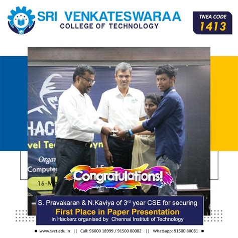 Prabakaran S On Linkedin Symposium2022 Svct Cit Symposium