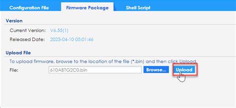 How To Upgrade The Firmware For Ap Via Web Configuration — Zyxel Community