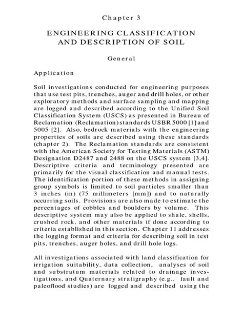 Engineering Classification Of Soil Pdf Silt Gravel