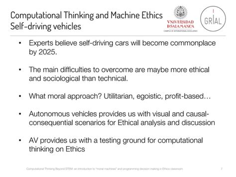 Computational Thinking Beyond Stem An Introduction To “moral Machines