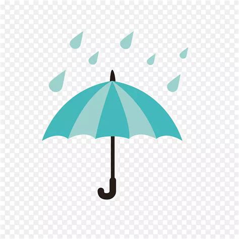 天气预报 卡通蓝色雨伞雨滴png图片素材下载图片编号268081 Png素材网