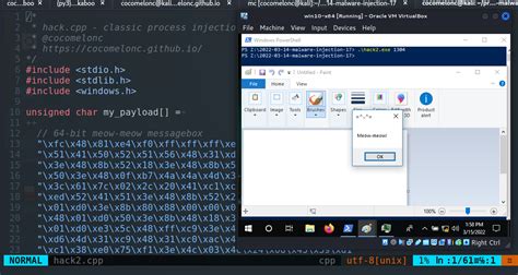 process injection via findwindow simple c example cocomelonc