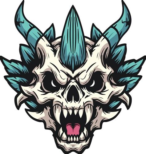 Skull Monster Character Design