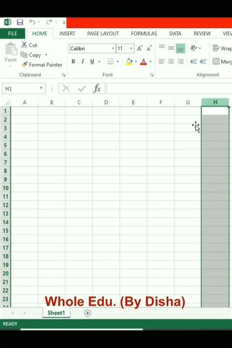 how to select column row and entire sheet using shortcut key in excel