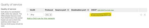 Solved Cannot Find Switchport Setting To Trust Dscp Tagging For Mr Ap