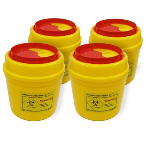 Sharps Container Needle Disposal With Lid 0 5l Trans Africa Medicals