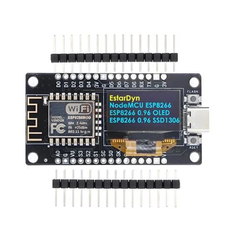 Placa De Desenvolvimento Esp8266 Nodemcu V3 Com Display Oled De 096