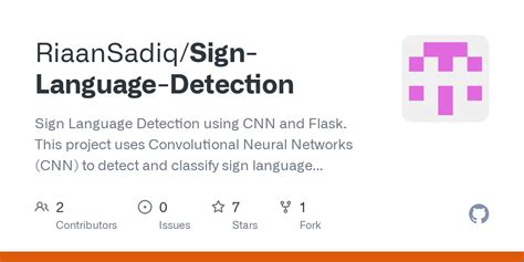 Github Riaansadiq Sign Language Detection Sign Language Detection