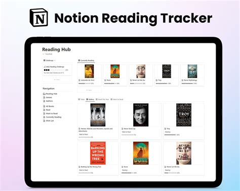 Notion Book Tracker Template