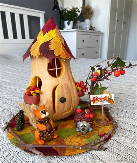 Осенняя поделка в садик Autumn Crafts Fall Halloween Crafts Halloween Crafts Decorations