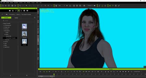 Some Iclone Toon Shader Renderings With 2d Backdrops