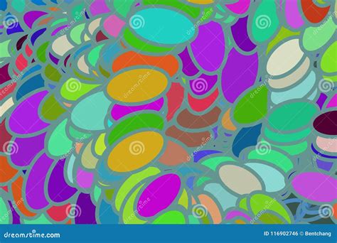 Abstract Geometric Motion Particle Or Random Pattern Illustration Shape Digital And Drawing