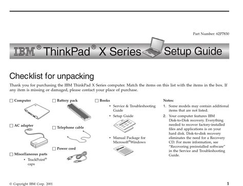 Ibm Thinkpad X20 Laptop Install Manual Manualslib