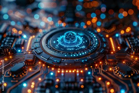 High Technology Cpu Brain Central Of Neural Networking Motherboard Artificial Intelligence