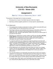 CS1103 Assignment Guidelines And Submission Instructions Course Hero