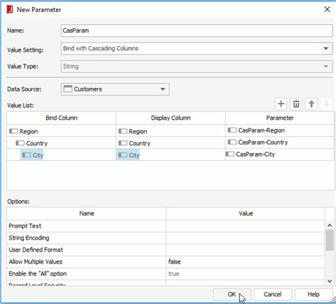 Filtering A Parameter With Another Parameter Logi Analytics
