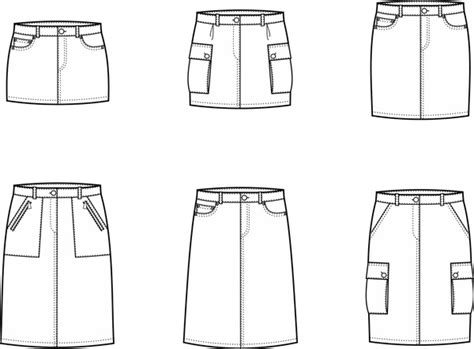 Denim Patterns In Cad 로열티 프리 이미지 스톡 사진 Shutterstock