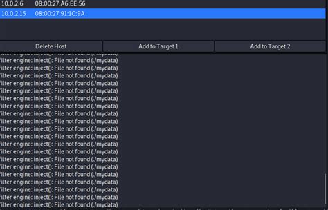 Inject Does Not Work · Issue 1118 · Ettercap Ettercap · Github