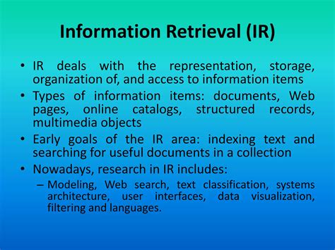 Information Retrieval 1 Introduction To Ir Pptx Databases