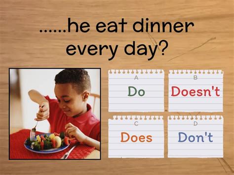 Present Simple Negative Questions Викторина