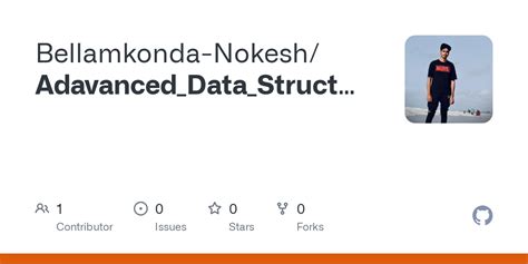 Github Bellamkonda Nokeshadavanceddatastructures