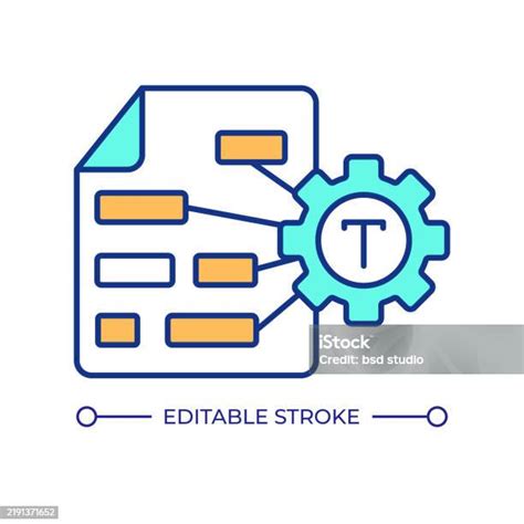 Ilustración De Icono De Color Rgb Del Sistema Ai De Reconocimiento De Texto Y Más Vectores