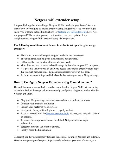 PPT Netgear Wifi Extender Setup PowerPoint Presentation Free Download ID