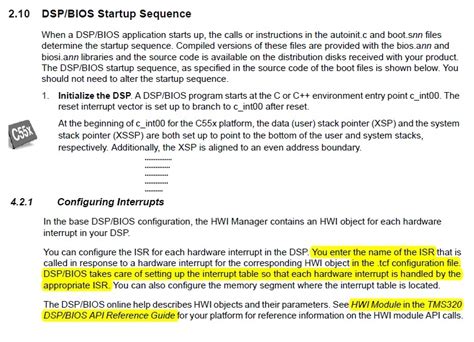 Having Trouble Merging Existing Interrupt Vector Table Into Dspbios Processors Forum
