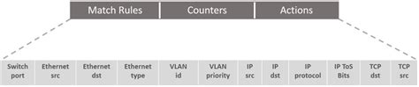 Structure Of OpenFlow V1 0 0 Matching Rules Download Scientific Diagram