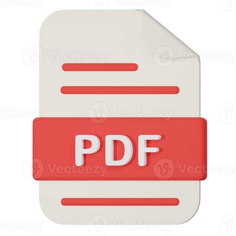 pdf filename extension 3d icon 29887907 png