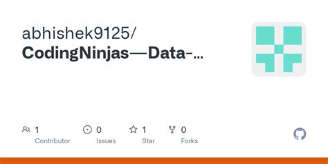 GitHub Abhishek9125 CodingNinjas Data Science And Machine Learning