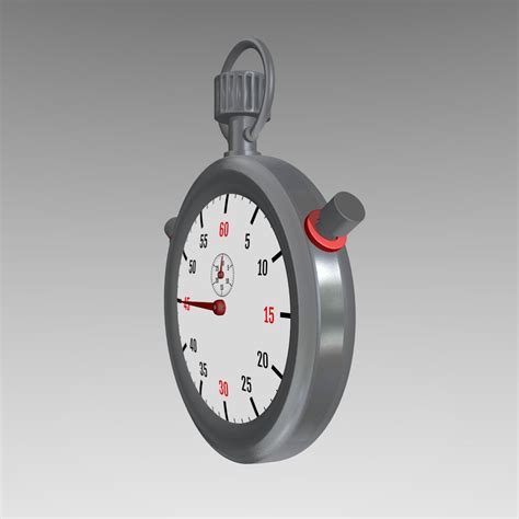 Stopwatch 3d Model 5 Blend Free3d