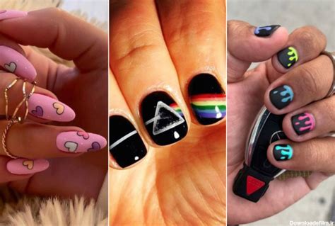 عکس ناخن دخترانه تابستانی