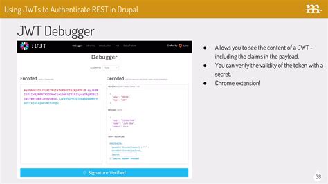 Using Json Web Tokens For Rest Authentication Ppt