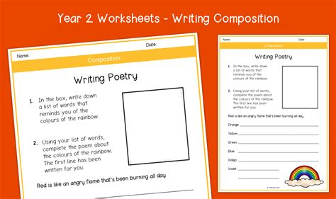 Year 2 Writing Poetry Worksheets Ks1 Writing Composition
