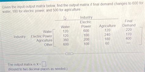 Solved Find I−a−1 For The Given Matrix A A 324−4