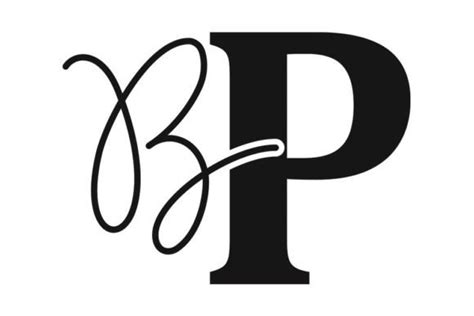 BP Monogram Logo Design Graphic By PIKU DESIGN STORE Creative Fabrica
