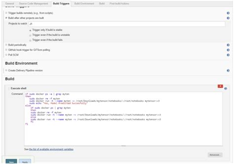 ml dl integration with jenkins for providing automation by ishan
